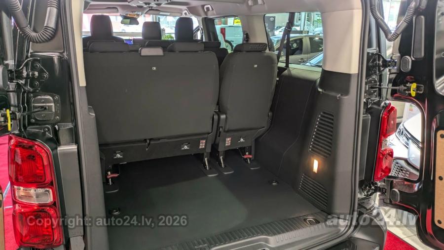 Black Toyota Proace 2024 in Tallinn, with an engine capacity of 2.00 L and mileage of 39 thousand km for 33990 €, photo 17 on AUTOMOTO.COM.LV