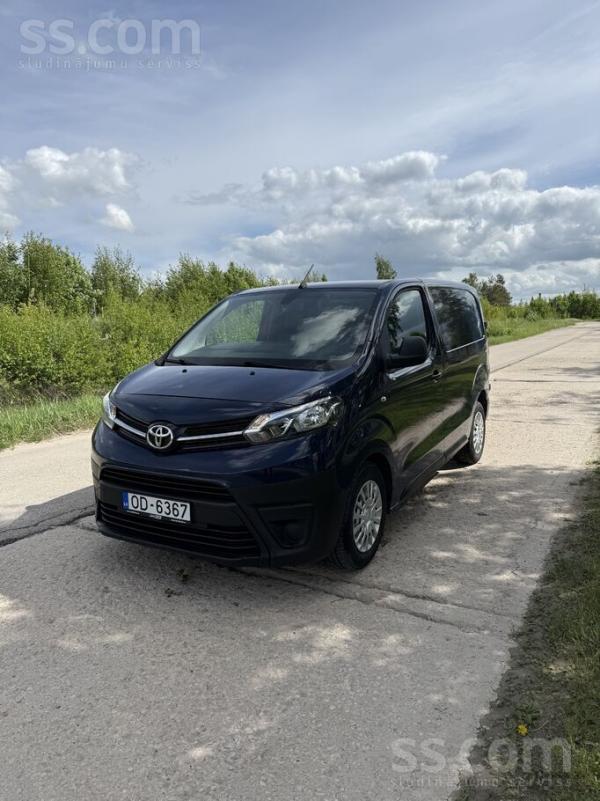 Blue Toyota Proace 2019 in Aizkraukle, with an engine capacity of 1.60 L and mileage of 73 thousand km for 12900 €, photo 1 on AUTOMOTO.COM.LV