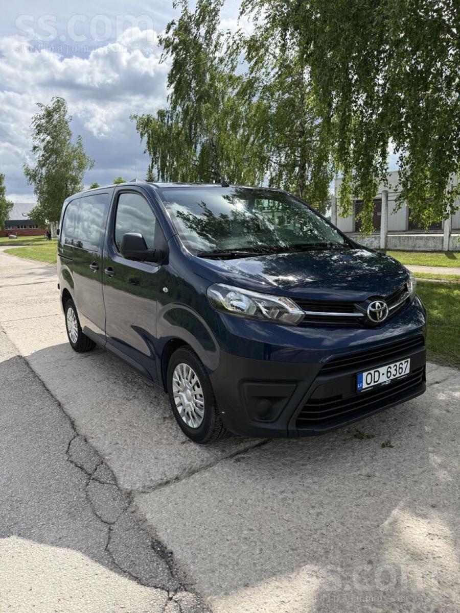 Blue Toyota Proace 2019 in Aizkraukle, with an engine capacity of 1.60 L and mileage of 73 thousand km for 12900 €, photo 3 on AUTOMOTO.COM.LV