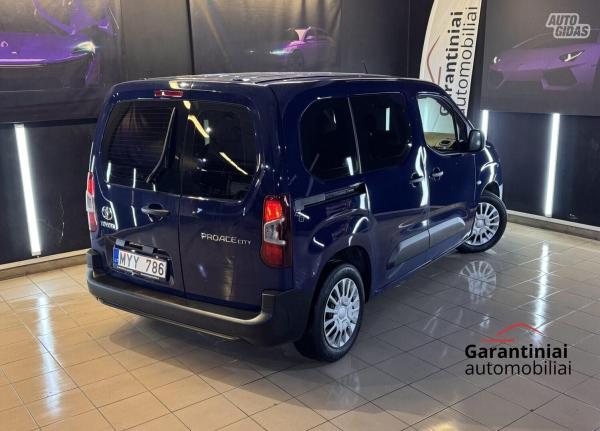 Blue Toyota Proace 2022 in Avizieniai, with an engine capacity of 1.20 L and mileage of 157 thousand km for 13450 €, photo 2 on AUTOMOTO.COM.LV