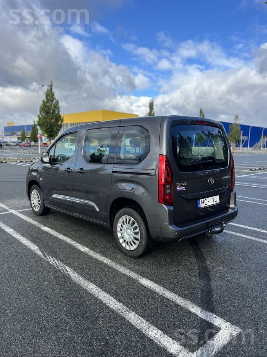Brūns Toyota Proace 2022 Rīga, ar dzinēja tilpumu 1.50 L un nobraukumu 98 tūkst. km par 14200 €, foto 5 vietnē AUTOMOTO.COM.LV