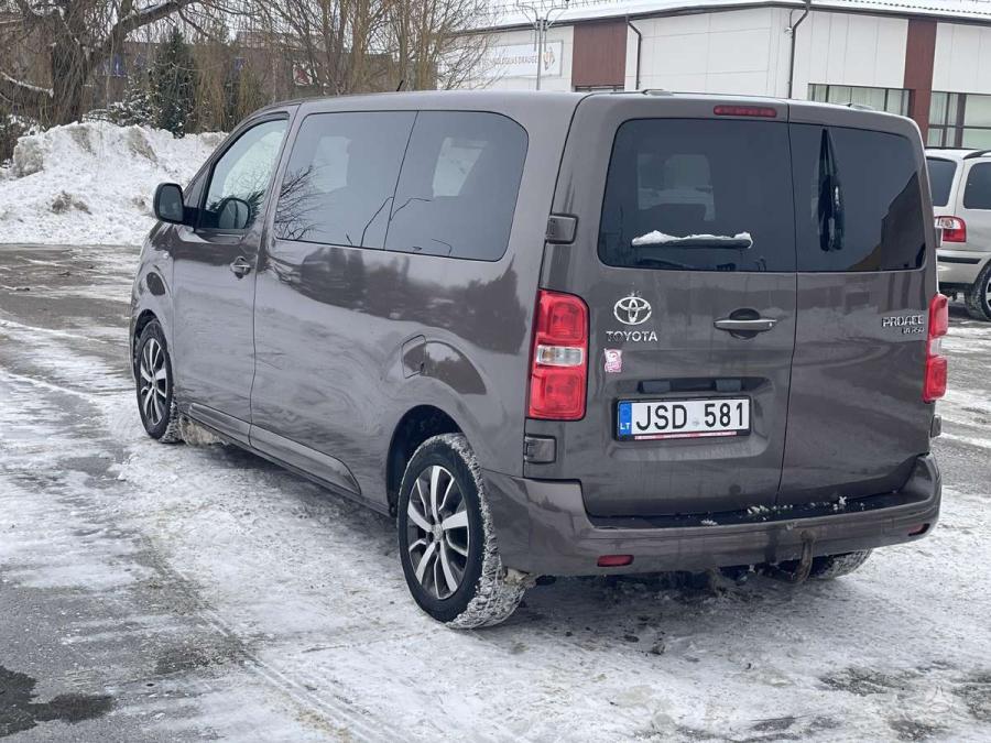 Brūns Toyota Proace 2017 Ukmergė, ar dzinēja tilpumu 2.00 L un nobraukumu 307 tūkst. km par 14200 €, foto 5 vietnē AUTOMOTO.COM.LV