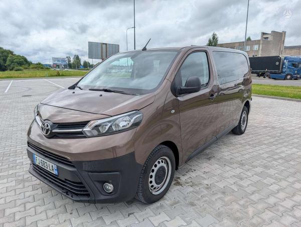 Brūns Toyota Proace 2019 Tauragė, ar dzinēja tilpumu 2.00 L un nobraukumu 124 tūkst. km par 11495 €, foto 1 vietnē AUTOMOTO.COM.LV