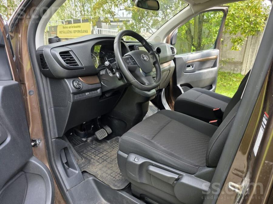 Brūns Toyota Proace 2017 Rīga, ar dzinēja tilpumu 2.00 L un nobraukumu 68 tūkst. km par 22000 €, foto 9 vietnē AUTOMOTO.COM.LV