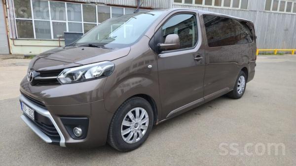 Brown Toyota Proace 2017 in Riga, with an engine capacity of 2.00 L and mileage of 259 thousand km for 13500 €, photo 1 on AUTOMOTO.COM.LV
