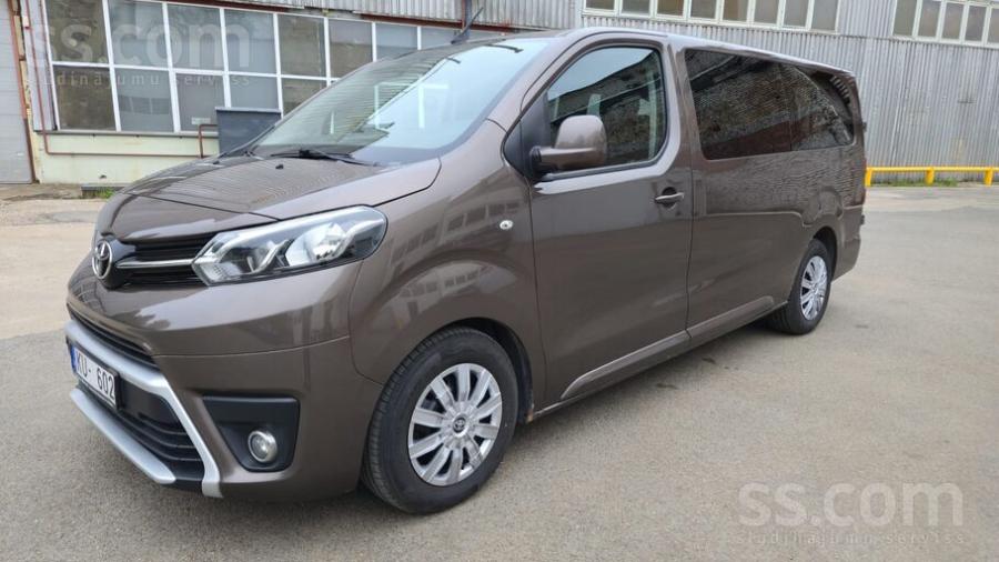 Brūns Toyota Proace 2017 Rīga, ar dzinēja tilpumu 2.00 L un nobraukumu 259 tūkst. km par 13500 €, foto 1 vietnē AUTOMOTO.COM.LV