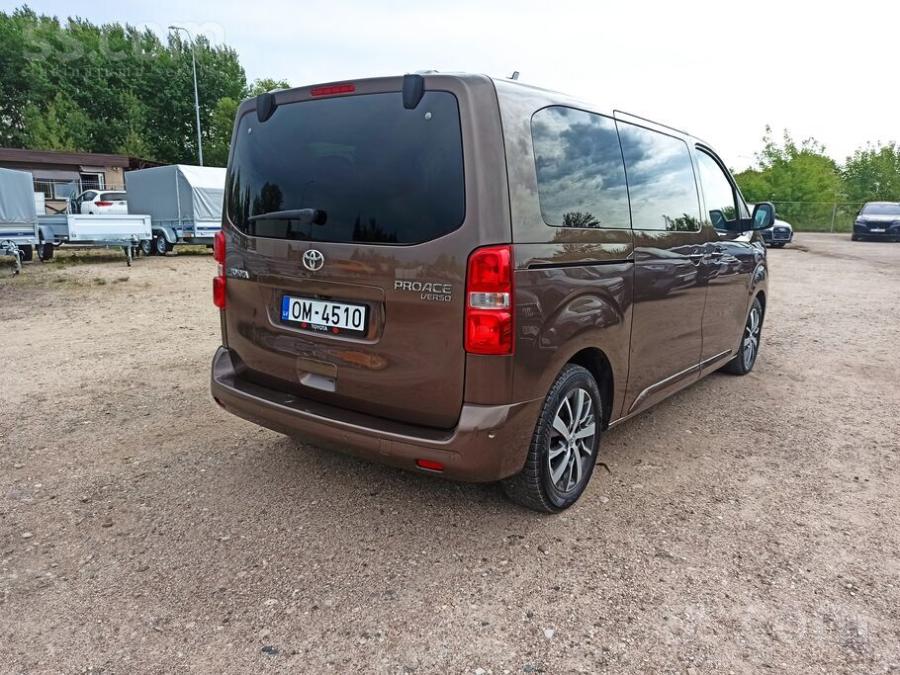 Brūns Toyota Proace 2018 Daugavpils, ar dzinēja tilpumu 2.00 L un nobraukumu 0 tūkst. km par 24900 €, foto 8 vietnē AUTOMOTO.COM.LV