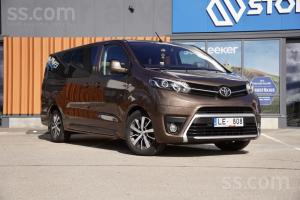 Brown Toyota Proace 2022 in Riga, with an engine capacity of 2.00 L and mileage of 87 thousand km for 28900 €, photo  on AUTOMOTO.COM.LV