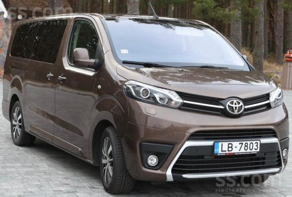 Brown Toyota Proace 2017 in Ventspils, with an engine capacity of 2.00 L and mileage of 140 thousand km for 20000 €, photo 3 on AUTOMOTO.COM.LV