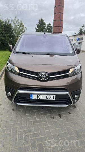 Brown Toyota Proace 2018 in Saldus, with an engine capacity of 2.00 L and mileage of 168 thousand km for 14000 €, photo  on AUTOMOTO.COM.LV