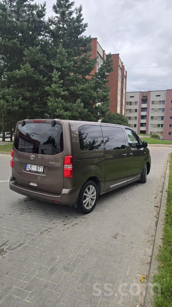 Brūns Toyota Proace 2018 Saldus, ar dzinēja tilpumu 2.00 L un nobraukumu 168 tūkst. km par 14000 €, foto 3 vietnē AUTOMOTO.COM.LV
