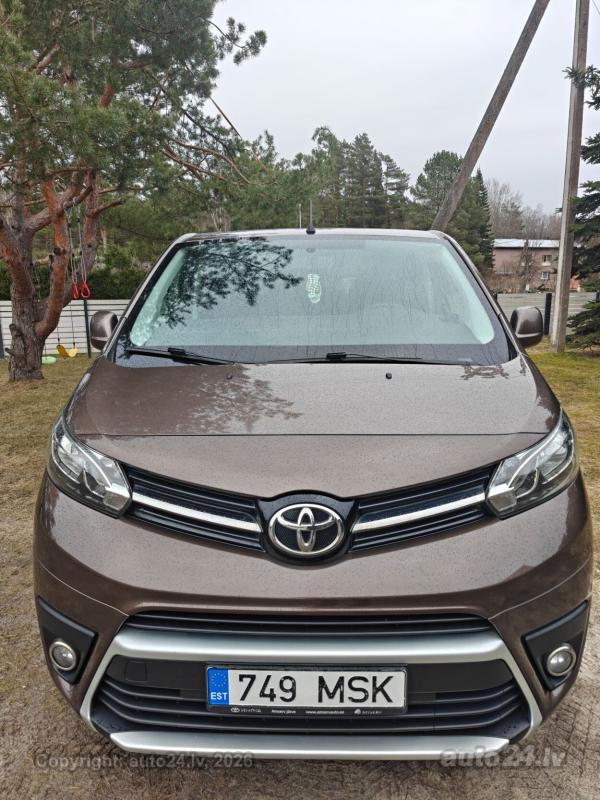 Brown Toyota Proace 2017 in Parnu, with an engine capacity of 1.60 L and mileage of 183 thousand km for 15600 €, photo 2 on AUTOMOTO.COM.LV