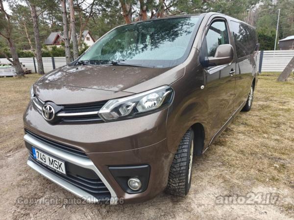Brown Toyota Proace 2017 in Parnu, with an engine capacity of 1.60 L and mileage of 183 thousand km for 15600 €, photo 3 on AUTOMOTO.COM.LV