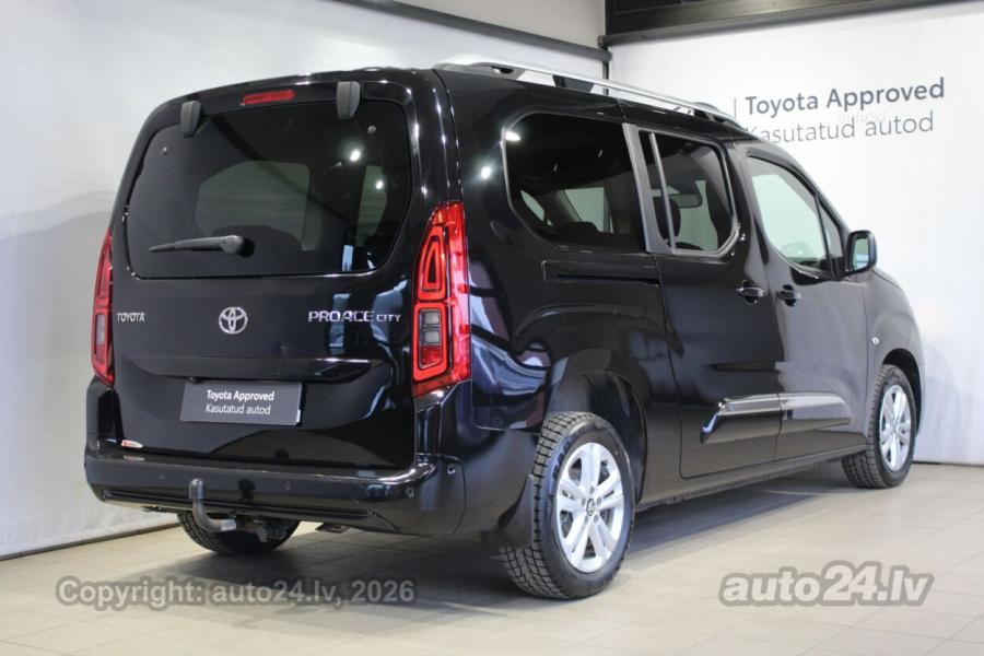 Melns Toyota Proace City 2020 Tallina, ar dzinēja tilpumu 1.50 L un nobraukumu 60 tūkst. km par 19990 €, foto 2 vietnē AUTOMOTO.COM.LV