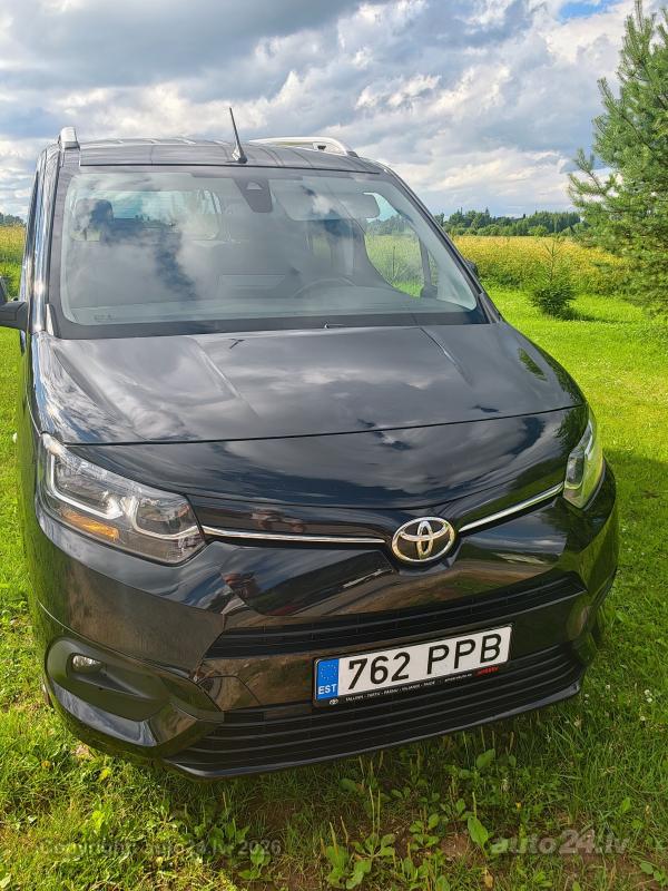 Black Toyota Proace City 2020 in Tallinn, with an engine capacity of 1.50 L and mileage of 63 thousand km for 23500 €, photo 1 on AUTOMOTO.COM.LV