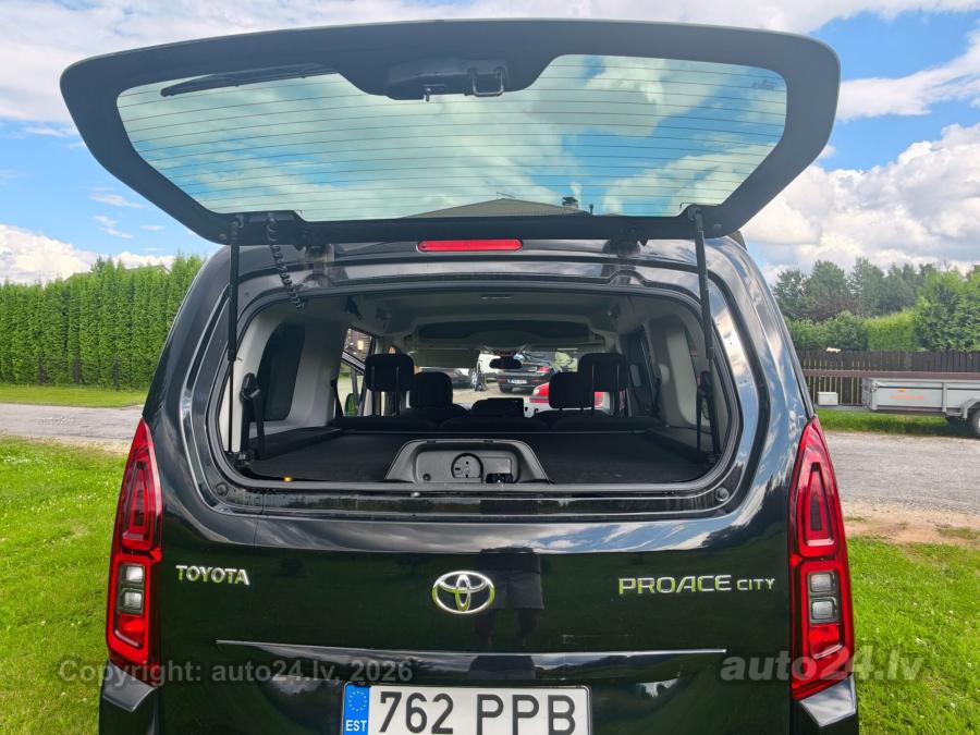 Черный Тойота Proace City 2020 в Таллин, объемом двигателя 1.50 л и пробегом 63 тыс. км за 23500 €, фото 7 на AUTOMOTO.COM.LV