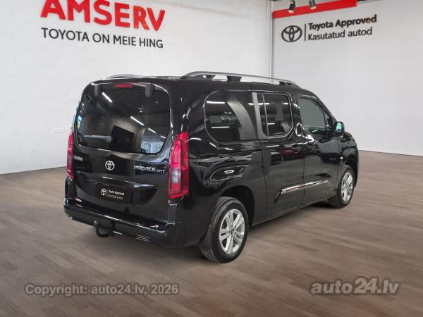 Black Toyota Proace City 2020 in Tallinn, with an engine capacity of 1.50 L and mileage of 152 thousand km for 17400 €, photo 2 on AUTOMOTO.COM.LV