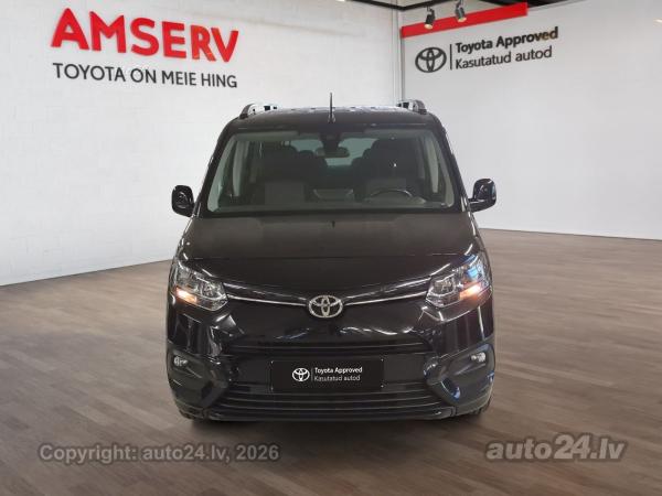 Black Toyota Proace City 2020 in Tallinn, with an engine capacity of 1.50 L and mileage of 152 thousand km for 17400 €, photo 5 on AUTOMOTO.COM.LV