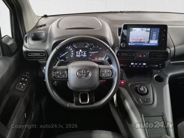 Black Toyota Proace City 2020 in Tallinn, with an engine capacity of 1.50 L and mileage of 152 thousand km for 17400 €, photo 9 on AUTOMOTO.COM.LV