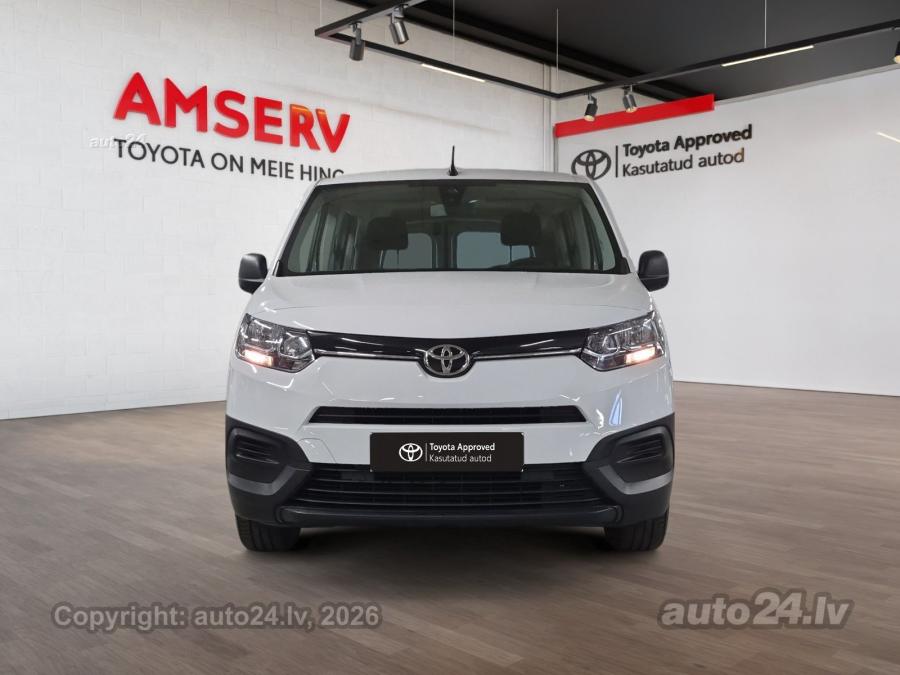 Black Toyota Proace City 2023 in Tallinn, with an engine capacity of 1.99 L and mileage of 53 thousand km for 17900 €, photo 6 on AUTOMOTO.COM.LV