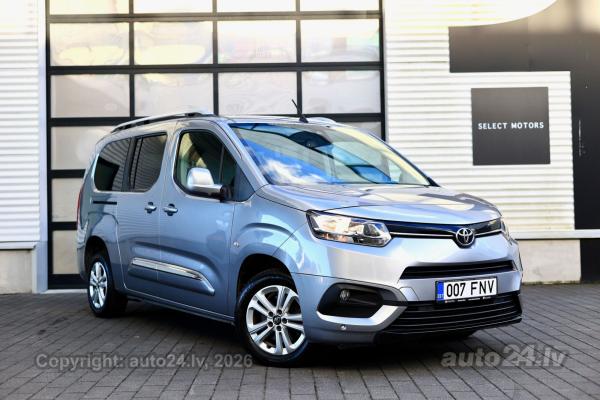 Pelēks Toyota Proace City 2020 Tallina, ar dzinēja tilpumu 1.50 L un nobraukumu 125 tūkst. km par 15890 €, foto  vietnē AUTOMOTO.COM.LV