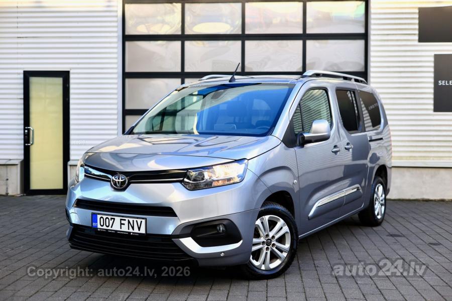 Grey Toyota Proace City 2020 in Tallinn, with an engine capacity of 1.50 L and mileage of 125 thousand km for 15890 €, photo 3 on AUTOMOTO.COM.LV