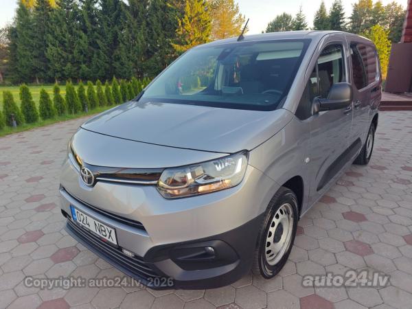 Pelēks Toyota Proace City 2024 Paide, ar dzinēja tilpumu 1.50 L un nobraukumu 46 tūkst. km par 26900 €, foto 1 vietnē AUTOMOTO.COM.LV