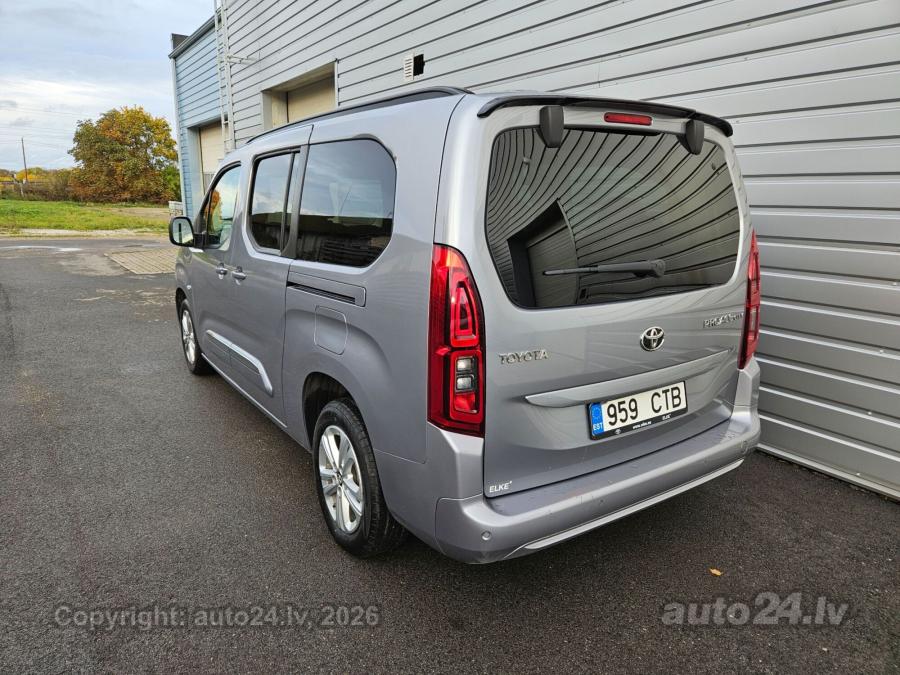 Grey Toyota Proace City 2024 in Tallinn, with an engine capacity of 1.50 L and mileage of 89 thousand km for 27000 €, photo 6 on AUTOMOTO.COM.LV