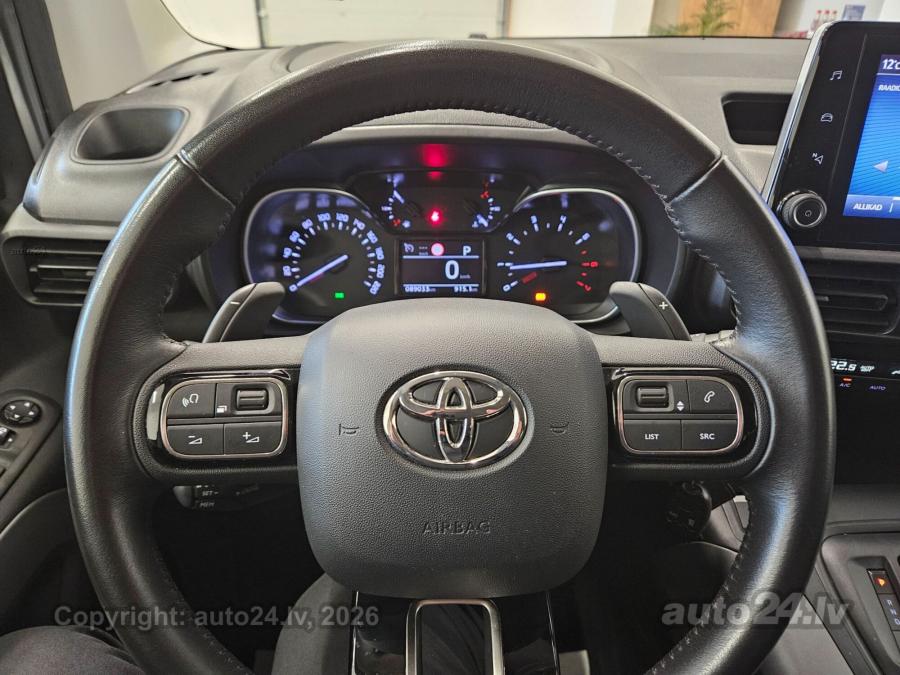 Grey Toyota Proace City 2024 in Tallinn, with an engine capacity of 1.50 L and mileage of 89 thousand km for 27000 €, photo 9 on AUTOMOTO.COM.LV