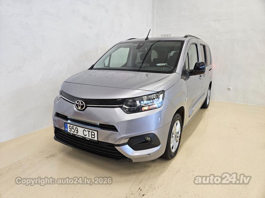 Grey Toyota Proace City 2024 in Tallinn, with an engine capacity of 1.50 L and mileage of 89 thousand km for 27000 €, photo 16 on AUTOMOTO.COM.LV