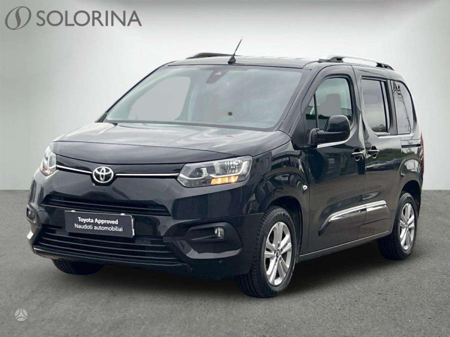 Черный Тойота Proace City Verso 2021 в Клайпеда, объемом двигателя 1.50 л и пробегом 93 тыс. км за 14900 €, фото 1 на AUTOMOTO.COM.LV