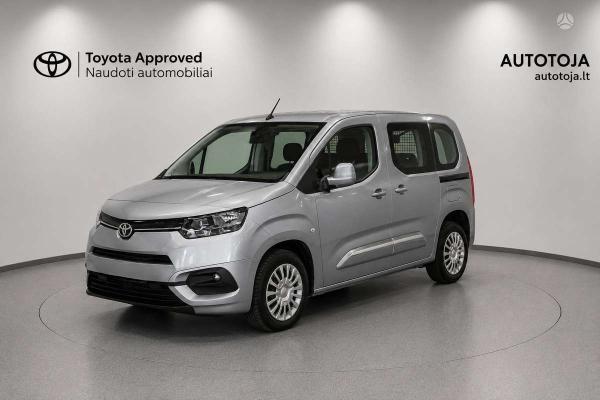 Pelēks Toyota Proace City Verso 2021 Kauņa, ar dzinēja tilpumu 1.50 L un nobraukumu 109 tūkst. km par 13500 €, foto 1 vietnē AUTOMOTO.COM.LV