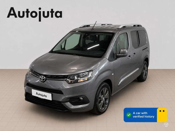 Pelēks Toyota Proace City Verso 2021 Kauņa, ar dzinēja tilpumu 1.20 L un nobraukumu 137 tūkst. km par 14400 €, foto 1 vietnē AUTOMOTO.COM.LV
