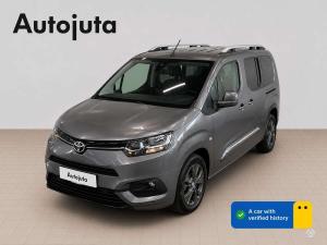 Pelēks Toyota Proace City Verso 2021 Kauņa, ar dzinēja tilpumu 1.20 L un nobraukumu 137 tūkst. km par 14400 €, foto  vietnē AUTOMOTO.COM.LV