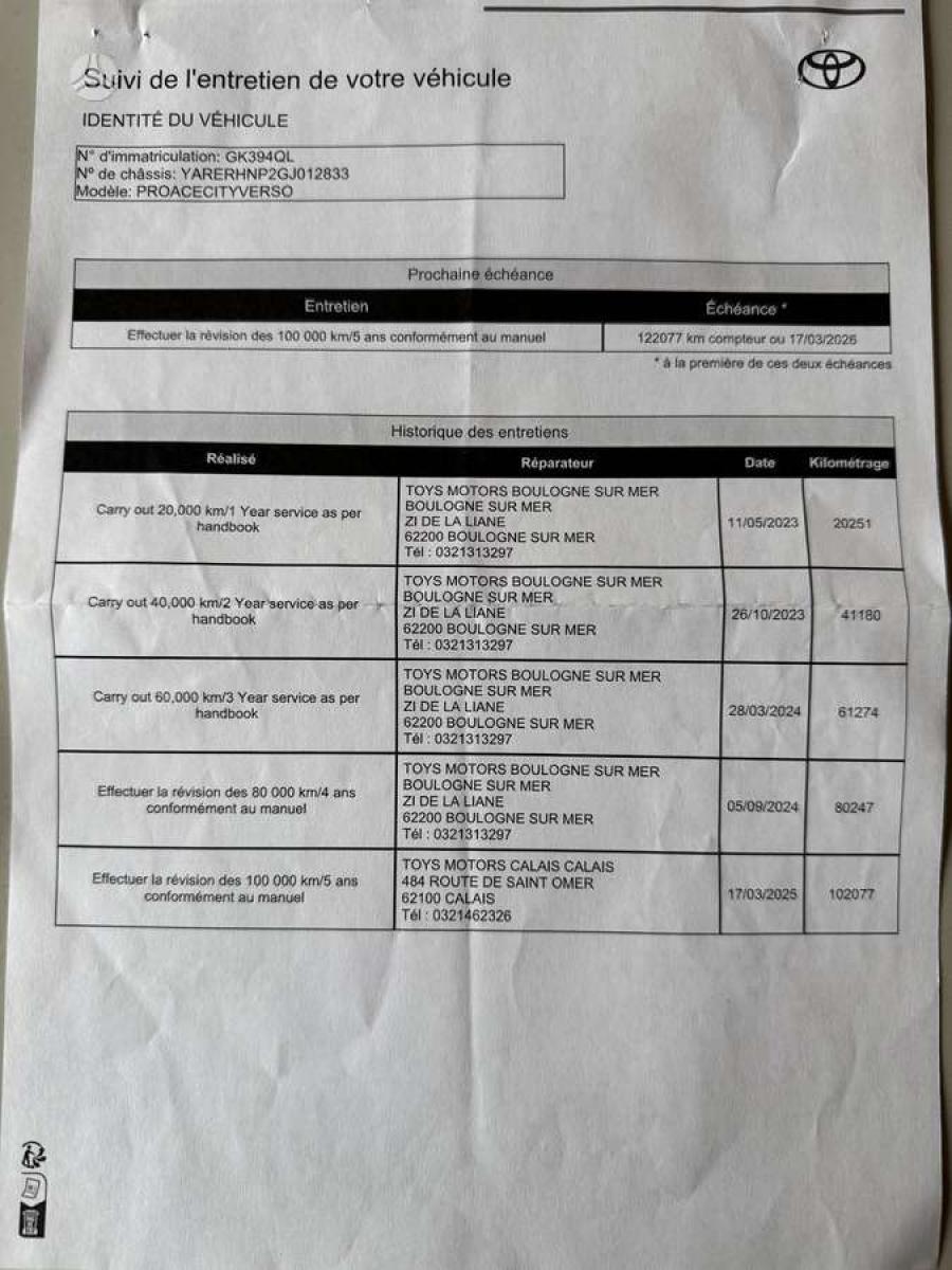 Grey Toyota Proace City Verso 2022 in Kaunas, with an engine capacity of 1.20 L and mileage of 129 thousand km for 17300 €, photo 22 on AUTOMOTO.COM.LV