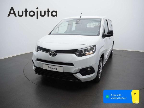 Toyota Proace City Verso 2022 Viļņa vietnē Balts Toyota Proace City Verso 2022 Viļņa, ar dzinēja tilpumu 1.50 L un nobraukumu 148 tūkst. km par 12700 €, foto 1 vietnē AUTOMOTO.COM.LV
