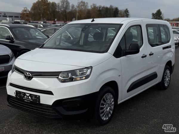 Balts Toyota Proace City Verso 2021 Viļņa, ar dzinēja tilpumu 1.50 L un nobraukumu 155 tūkst. km par 12200 €, foto 1 vietnē AUTOMOTO.COM.LV