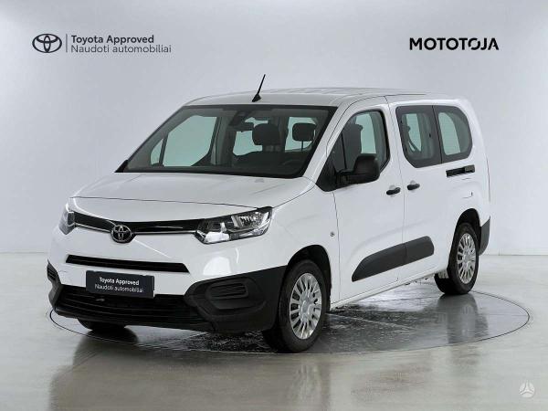 Balts Toyota Proace City Verso 2022 Viļņa, ar dzinēja tilpumu 1.50 L un nobraukumu 100 tūkst. km par 15900 €, foto 1 vietnē AUTOMOTO.COM.LV