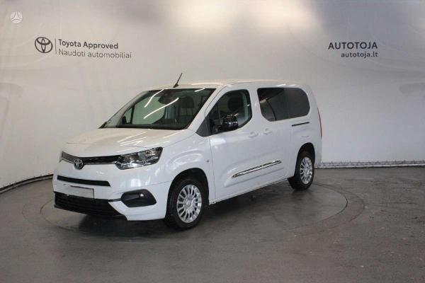 Balts Toyota Proace City Verso 2024 Kauņa, ar dzinēja tilpumu 1.50 L un nobraukumu 85 tūkst. km par 22900 €, foto 1 vietnē AUTOMOTO.COM.LV