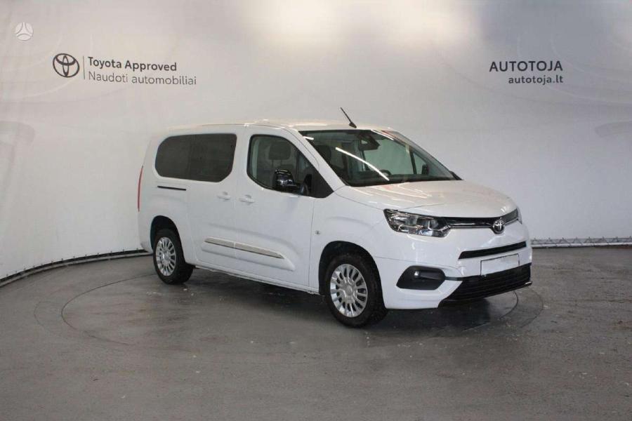 Balts Toyota Proace City Verso 2024 Kauņa, ar dzinēja tilpumu 1.50 L un nobraukumu 85 tūkst. km par 22900 €, foto 18 vietnē AUTOMOTO.COM.LV