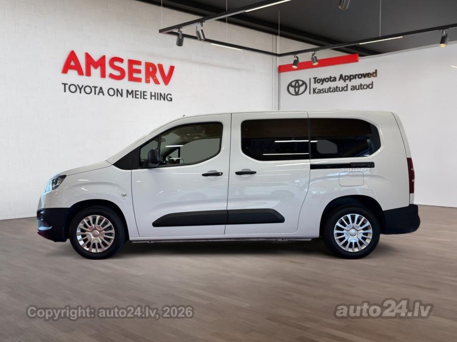 Balts Toyota Proace City 2023 Tartu, ar dzinēja tilpumu 1.20 L un nobraukumu 104 tūkst. km par 16590 €, foto 4 vietnē AUTOMOTO.COM.LV
