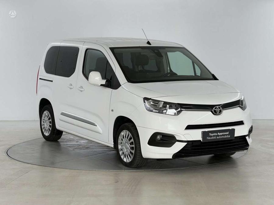 White Toyota Proace City 2020 in Vilnius, with an engine capacity of 1.20 L and mileage of 173 thousand km for 12900 €, photo 19 on AUTOMOTO.COM.LV