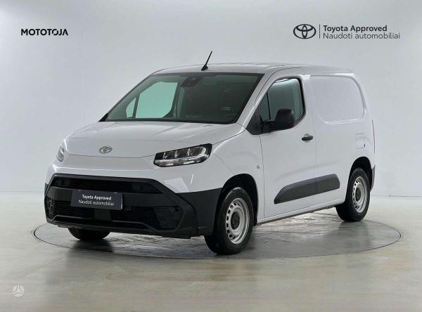 Balts Toyota Proace City 2024 Viļņa, ar dzinēja tilpumu 1.50 L un nobraukumu 47 tūkst. km par 18900 €, foto 1 vietnē AUTOMOTO.COM.LV
