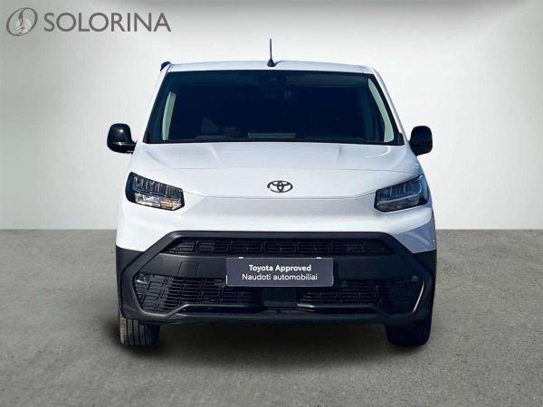 White Toyota Proace City 2024 in Klaipeda, with an engine capacity of 1.50 L and mileage of 43 thousand km for 16000 €, photo 6 on AUTOMOTO.COM.LV