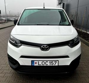 White Toyota Proace City 2020 in Vilnius, with an engine capacity of 1.50 L and mileage of 177 thousand km for 6900 €, photo 5 on AUTOMOTO.COM.LV