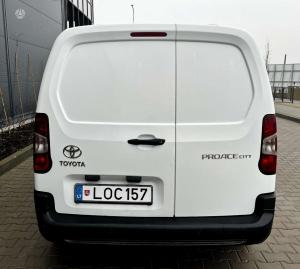 White Toyota Proace City 2020 in Vilnius, with an engine capacity of 1.50 L and mileage of 177 thousand km for 6900 €, photo 6 on AUTOMOTO.COM.LV