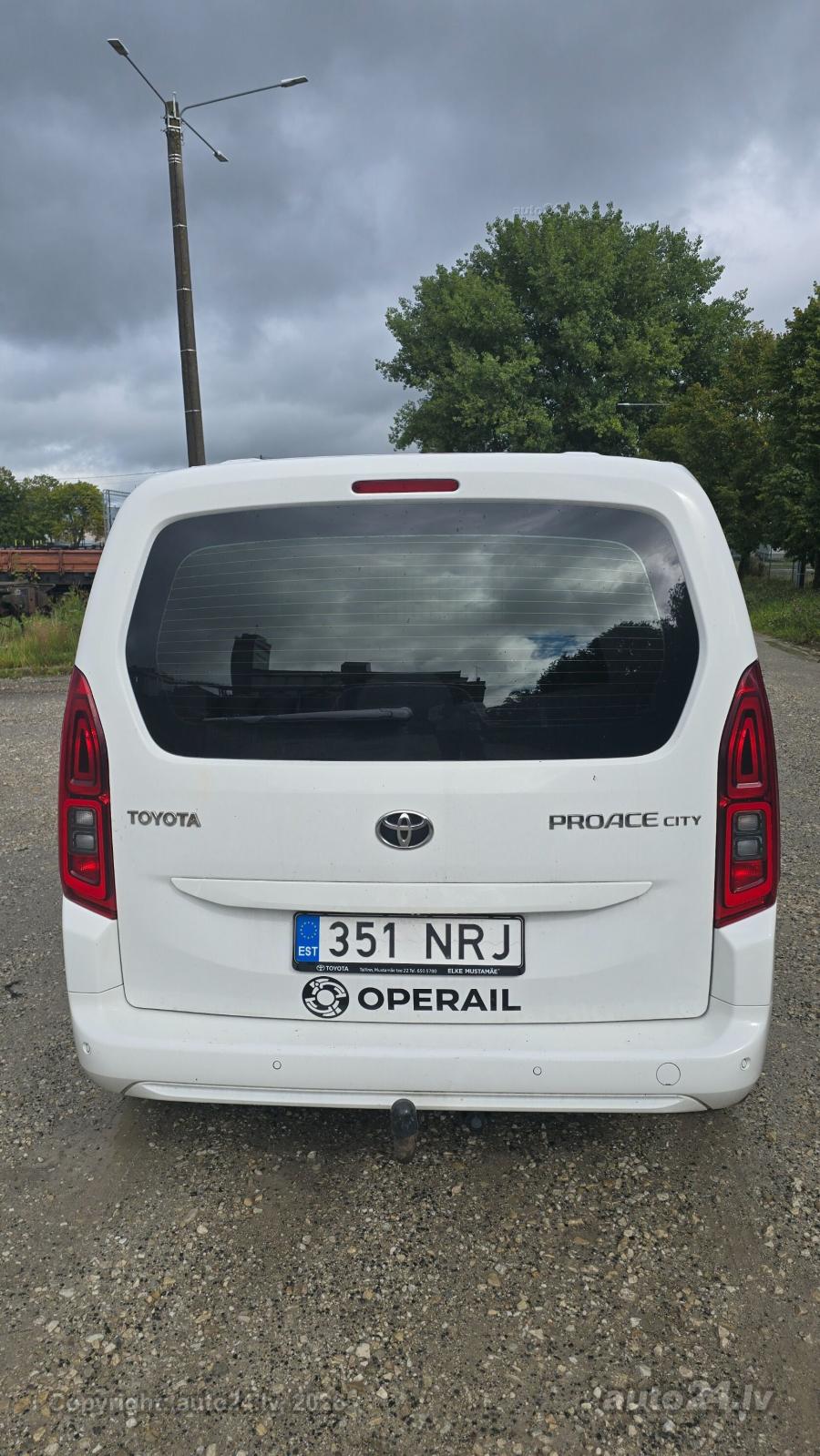 Balts Toyota Proace City 2020 Tallina, ar dzinēja tilpumu 1.50 L un nobraukumu 200 tūkst. km par 11300 €, foto 6 vietnē AUTOMOTO.COM.LV