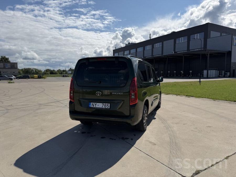 Zaļš Toyota Proace 2024 Liepāja, ar dzinēja tilpumu 1.50 L un nobraukumu 71 tūkst. km par 24000 €, foto 5 vietnē AUTOMOTO.COM.LV