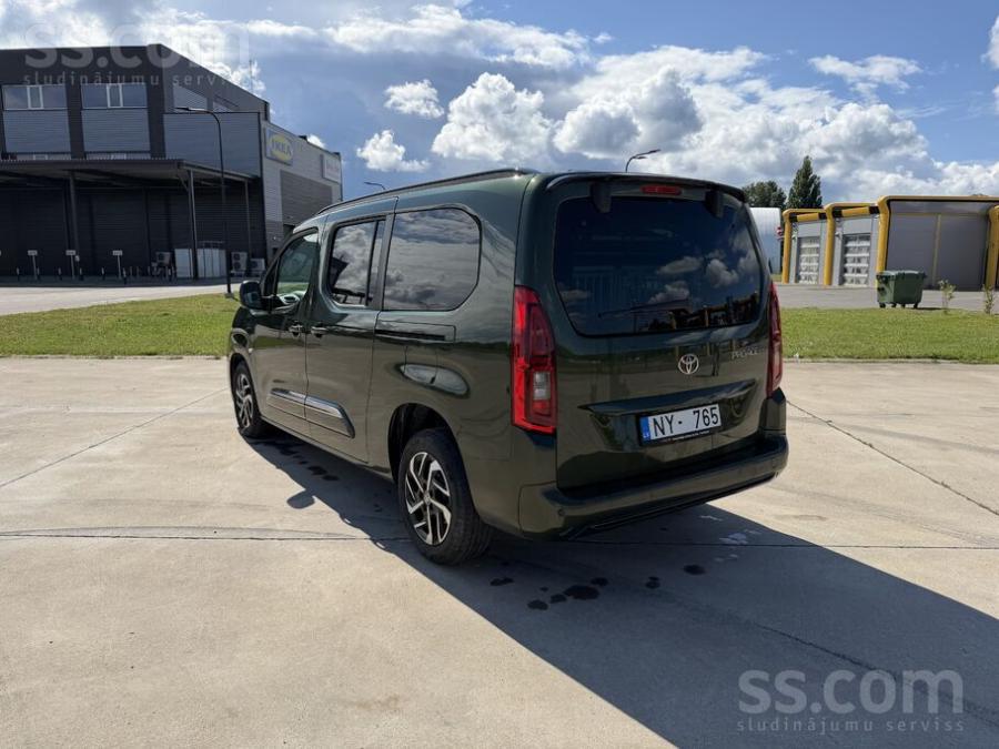 Zaļš Toyota Proace 2024 Liepāja, ar dzinēja tilpumu 1.50 L un nobraukumu 71 tūkst. km par 24000 €, foto 6 vietnē AUTOMOTO.COM.LV