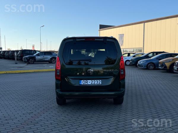 Zaļš Toyota Proace 2024 Liepāja, ar dzinēja tilpumu 1.50 L un nobraukumu 73 tūkst. km par 23900 €, foto 9 vietnē AUTOMOTO.COM.LV